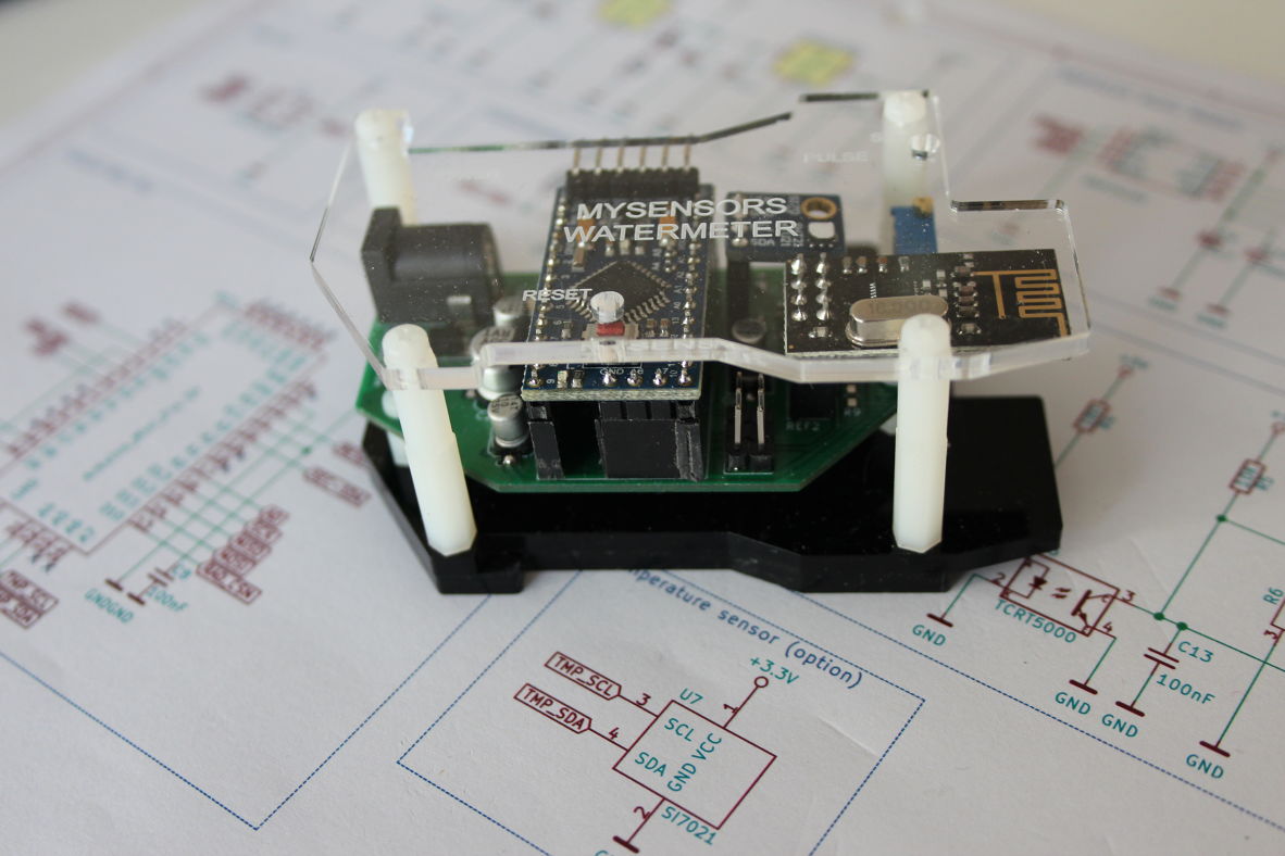 Itron Aquadis+ watermeter sensor V1.0 | MySensors - Create your own Connected Home Experience
