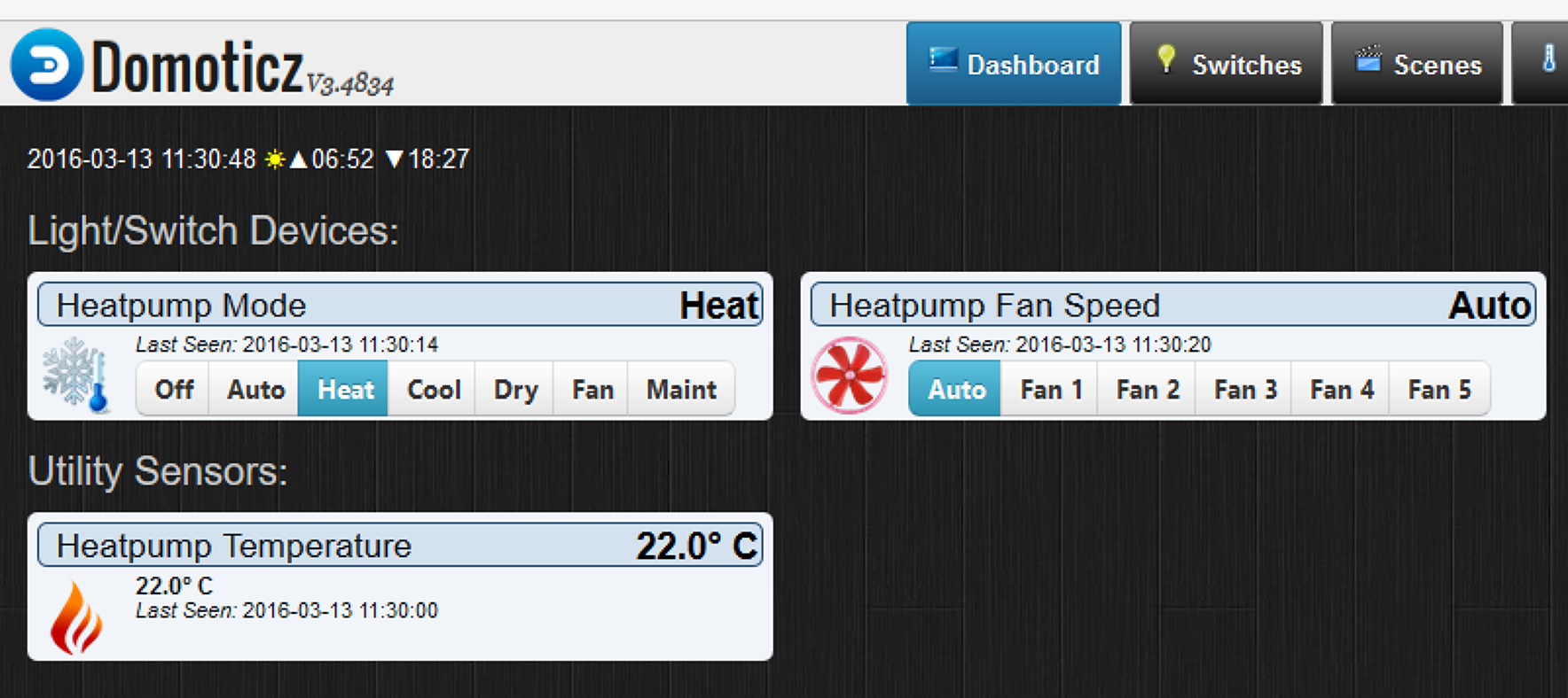 Heatpump / airconditioner controller | MySensors - Create your own Connected Home Experience