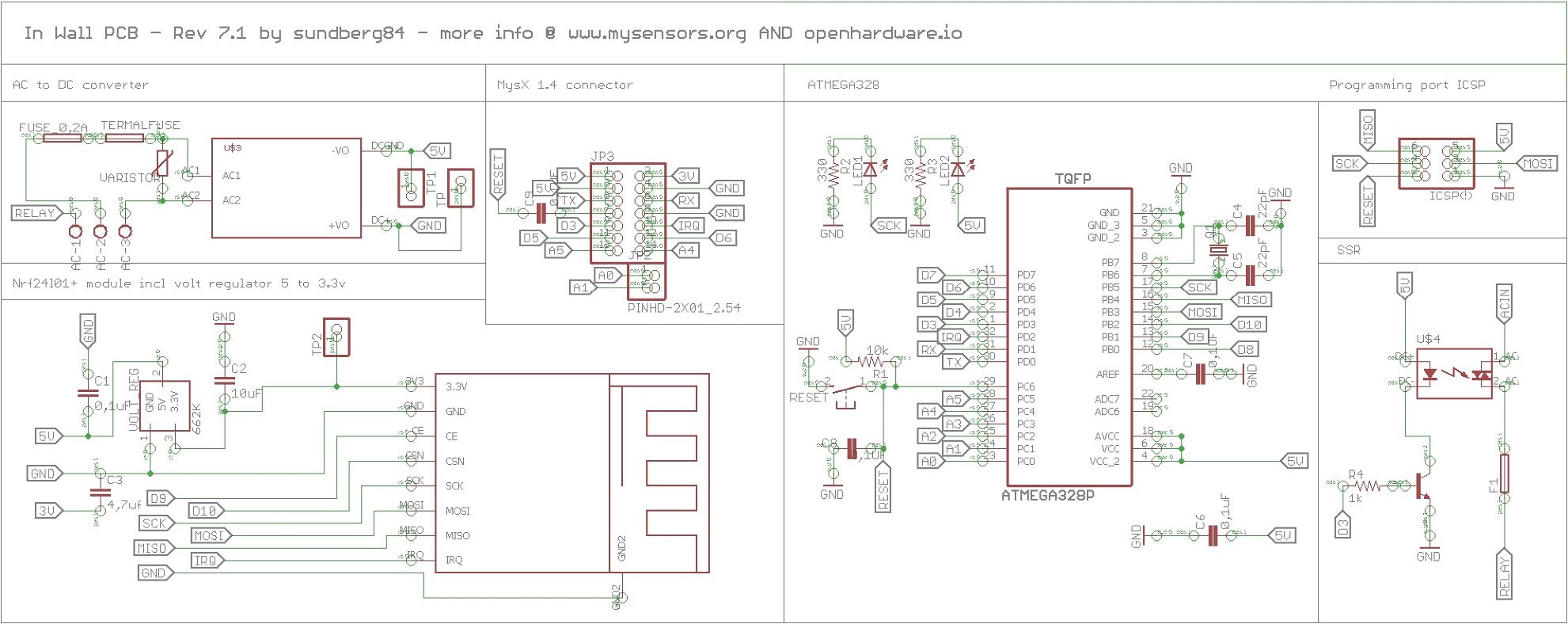 In Wall AC/DC Pcb (with Relay) for MySensors (SMD) | MySensors - Create ...