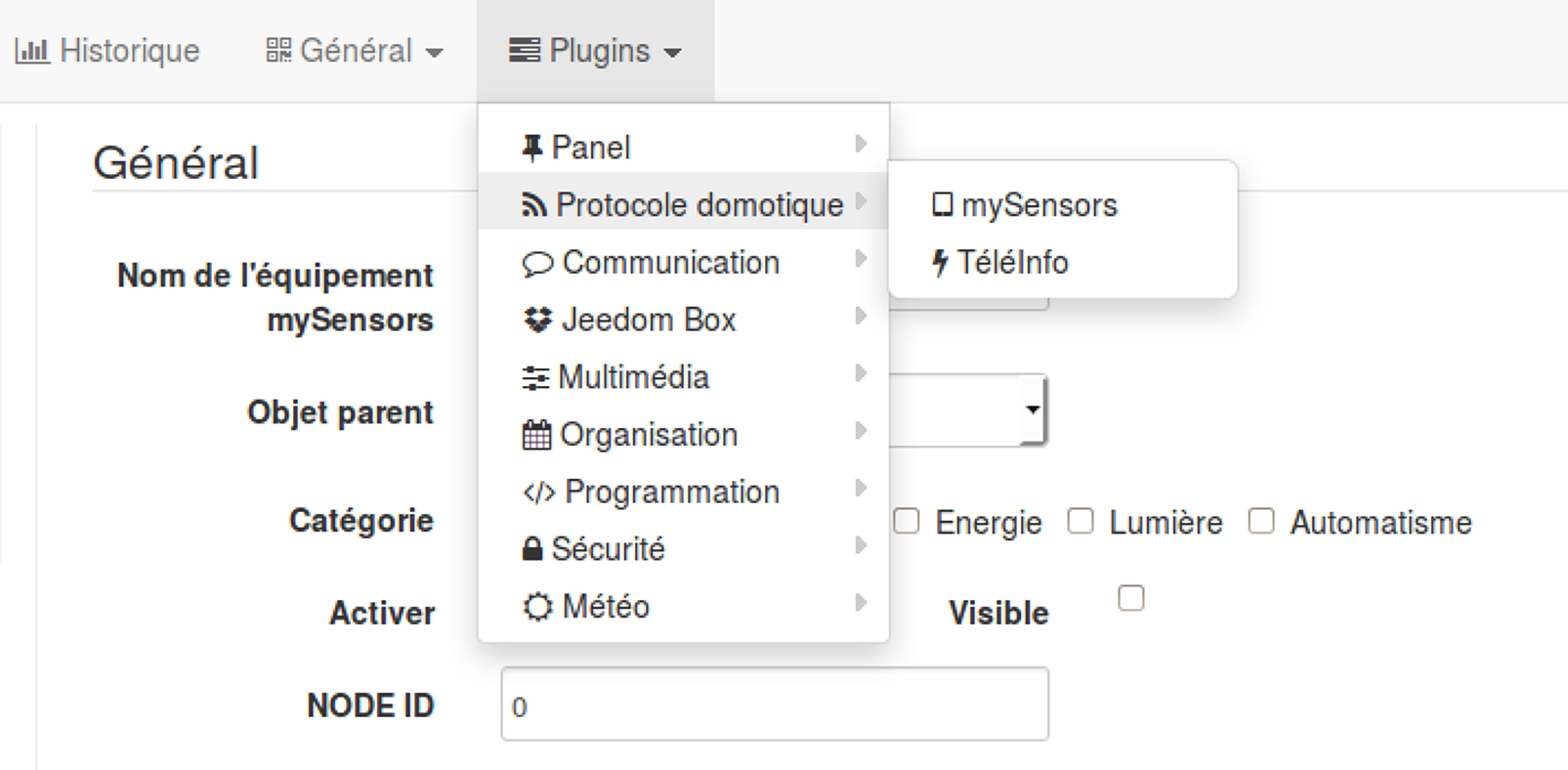 Jeedom | MySensors - Create your own Connected Home Experience